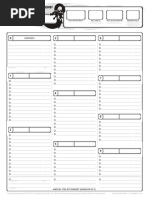 DND 5e Inventory Page | PDF