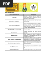 Ejercicio de Organización Conceptual Matriz Conceptual | PDF ...