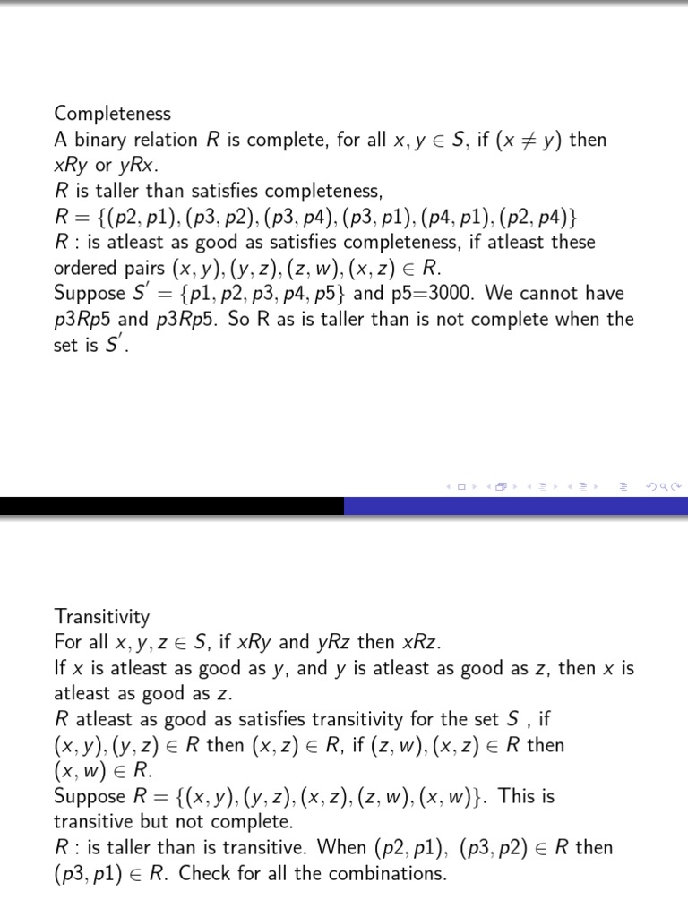 Lec 4 Binary Relations | PDF | Mathematical Analysis | Abstract Algebra