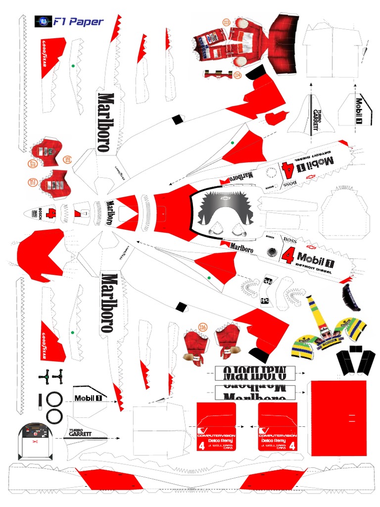 Penske PC-21 Ayrton Senna Test Indy Car 1992 | PDF