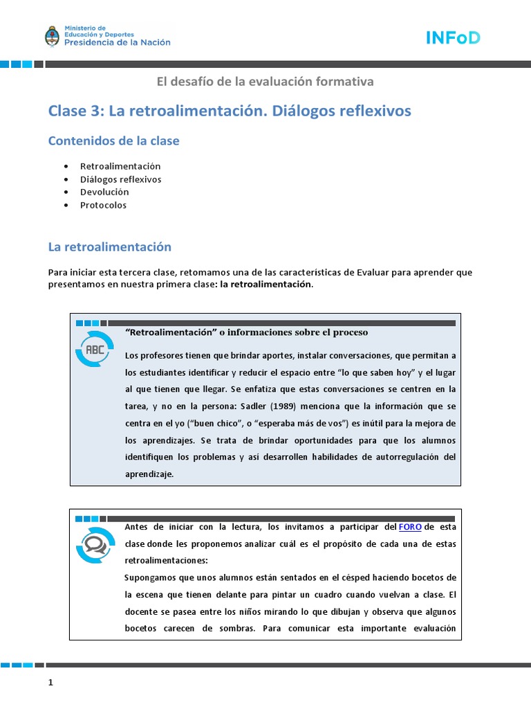 05 Clase3 | Descargar gratis PDF | Aprendizaje | Evaluación