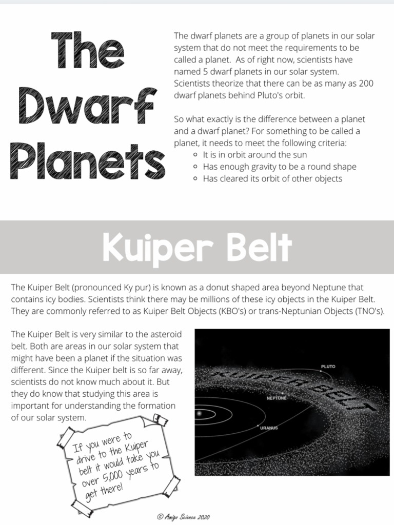 Dwarf Planets | PDF