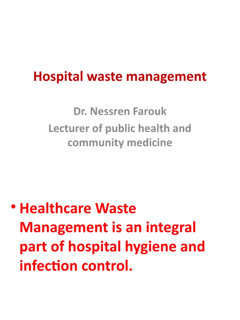 3 Healthcare Waste Management | PDF | Waste | Waste Management