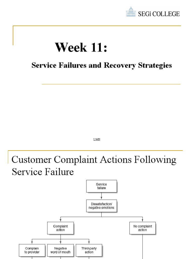 Service Failures and Recovery Strategies | PDF | Communication | Economies