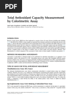 FRAP Antioxidant Assay Protocol | PDF | Antioxidant | Chemical Substances