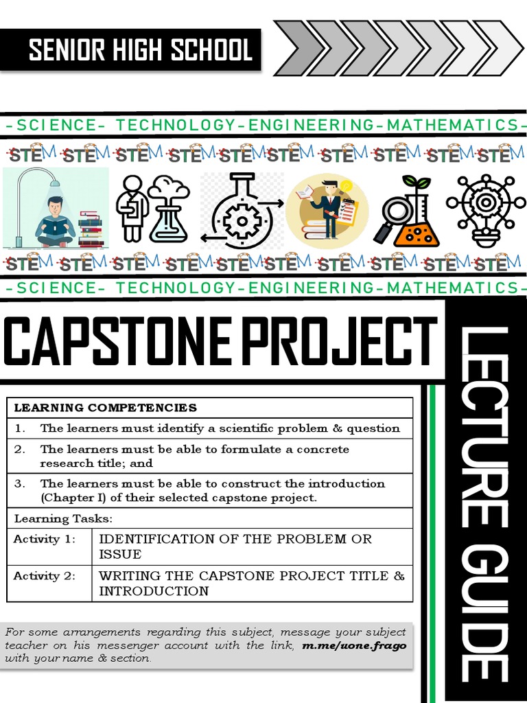Capstone Project: Senior High School | PDF | Learning | Hypothesis