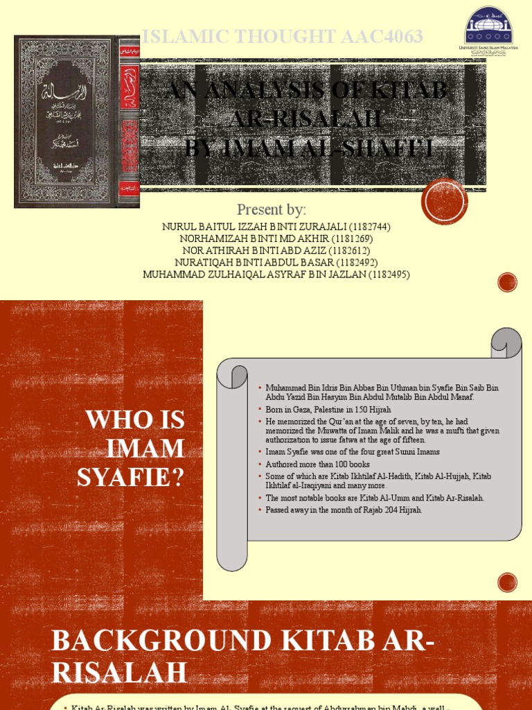 Analysis of Kitab Ar Risalah | Download Free PDF | Hadith | Quran