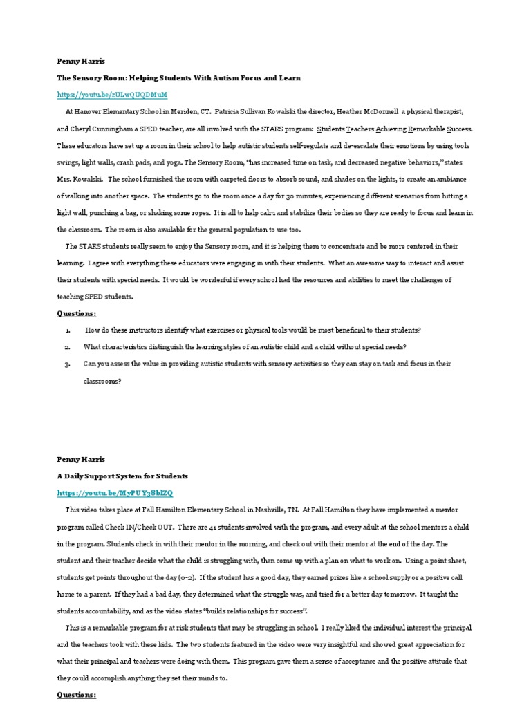 Annotated-Alternate 20assignment 20for 20field 20observations 20 281 29 | PDF | Teachers | Classroom