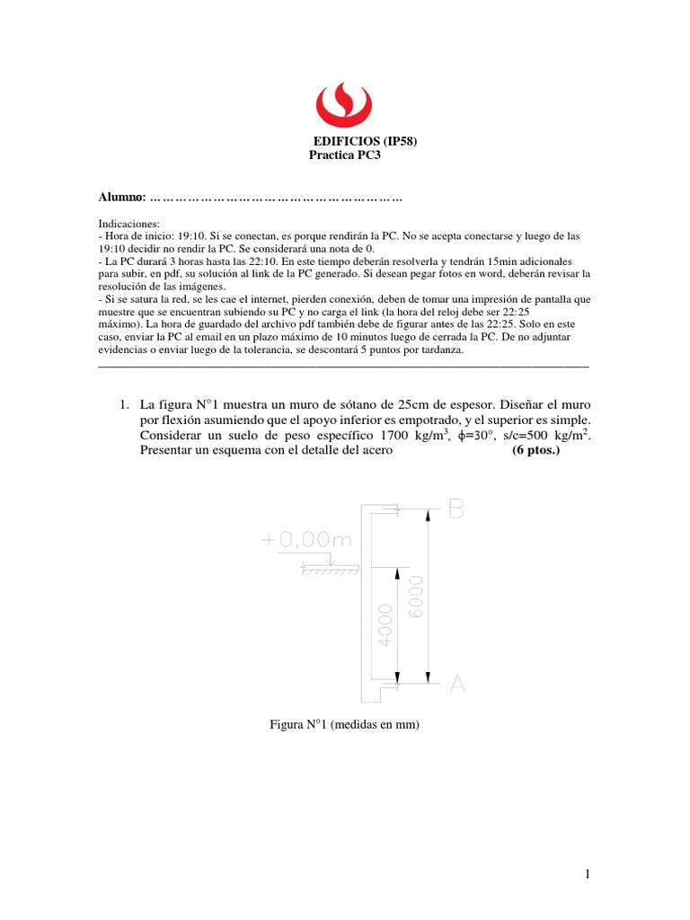 PC3 Edificios 2022-1 | PDF | Construyendo tecnología | Ingeniero civil