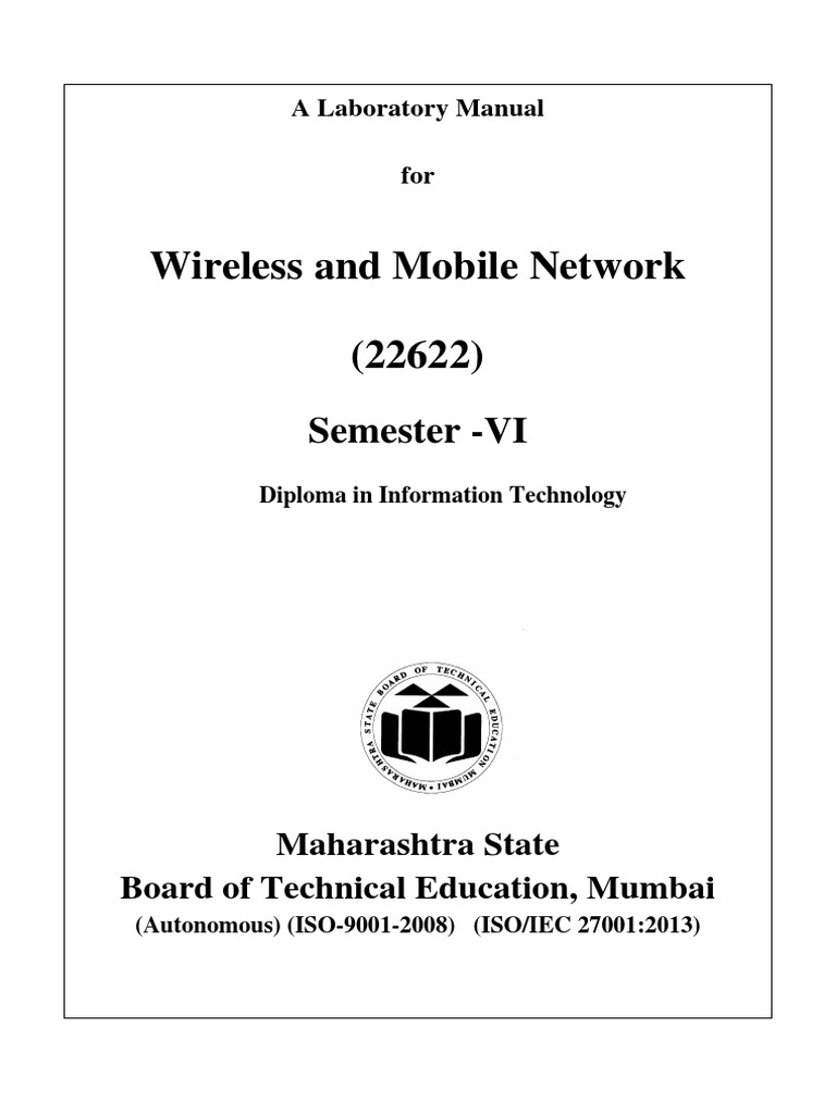 WMN-Lab Manual | PDF | Telephone | Mobile Phones
