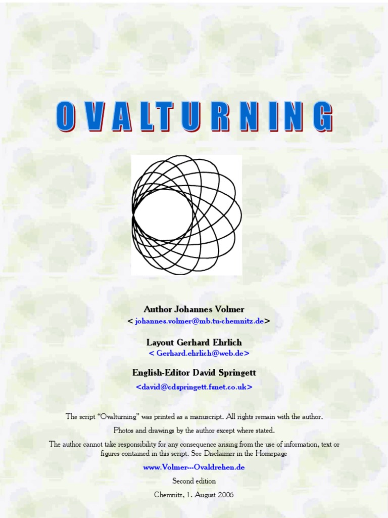 Oval Turning | Ellipse | Geometry