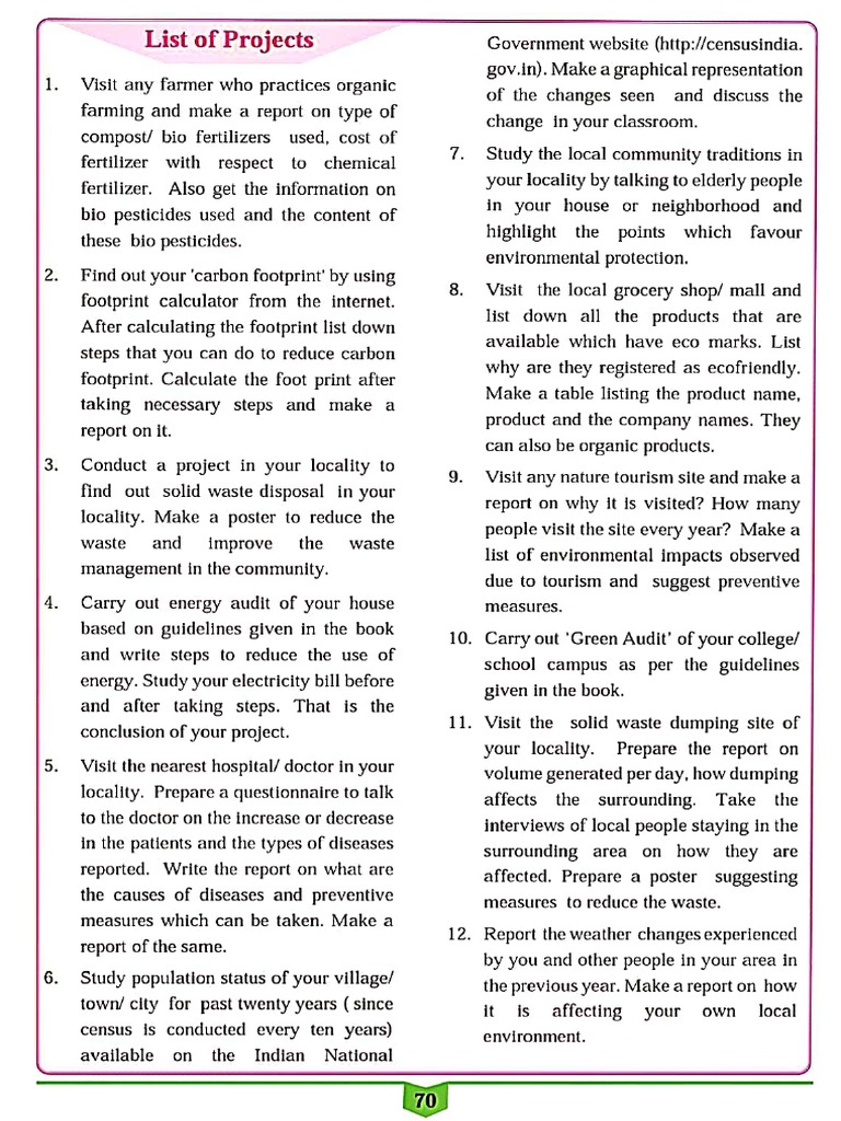 12 TH EVS Project List | PDF