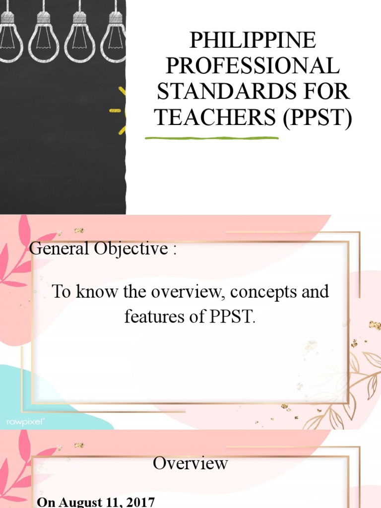 Philippine Professional Standards For Teachers (PPST) | PDF | Learning ...