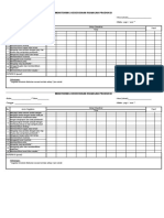 Checklist Kebersihan Toilet Harian | PDF