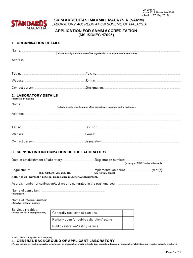 SAMM Accreditation Application Guide | PDF | Nondestructive Testing ...