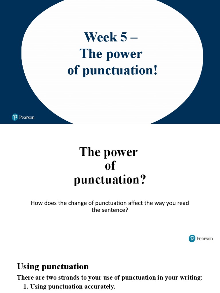 5a The Power of Punctuation | PDF | Punctuation | Ellipsis