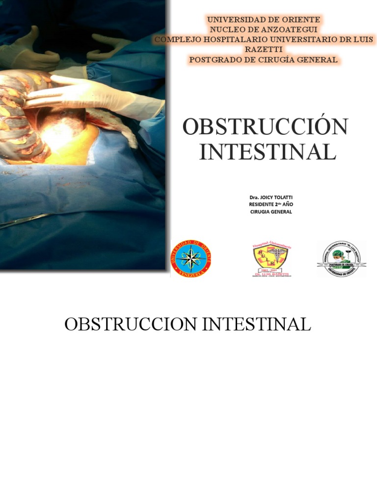 Obstrucción Intestinal | PDF | Medicina | Enfermedades y trastornos humanos