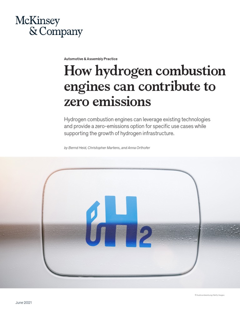 How Hydrogen Combustion Engines Can Contribute To Zero Emissions | PDF ...