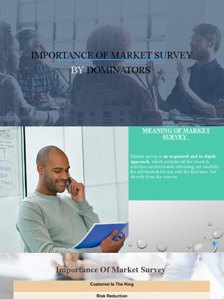 Importance of Market Survey | PDF | Forecasting | Market (Economics)