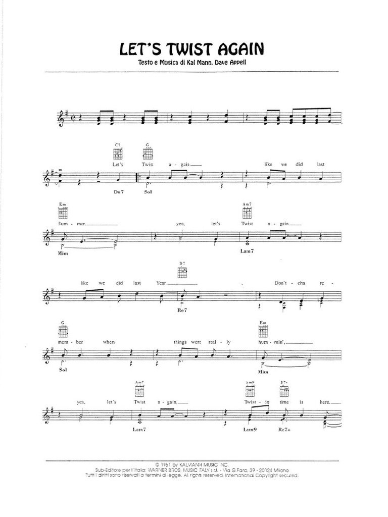 Let'twist Again | PDF