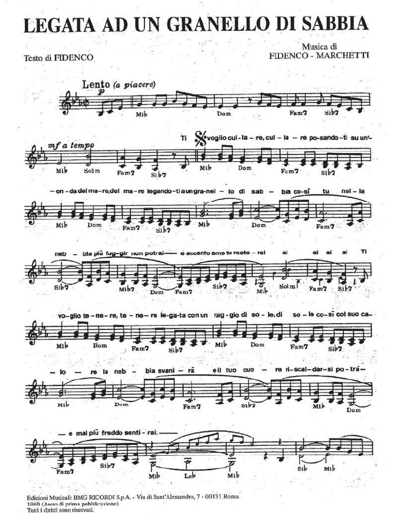 Legata Ad Un Granello Di Sabbia | PDF