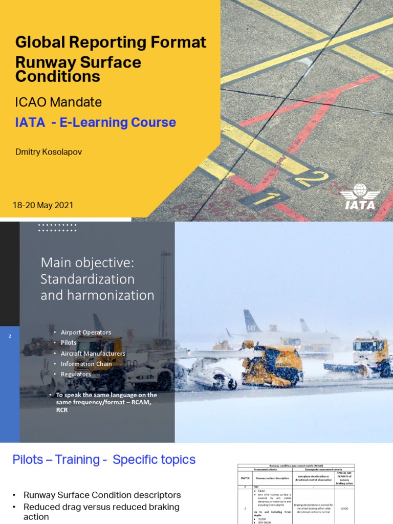 GRF PPT08 - by IATA, Dmitry Kosolapov | PDF | Runway | Educational ...