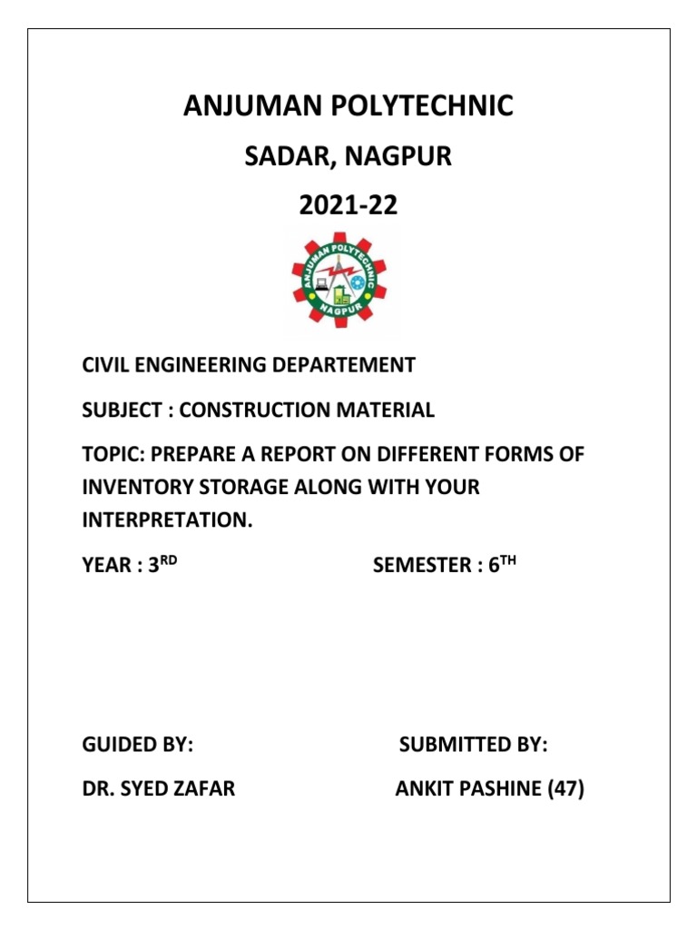 Cma Micro Project | PDF | Inventory | Refrigerator
