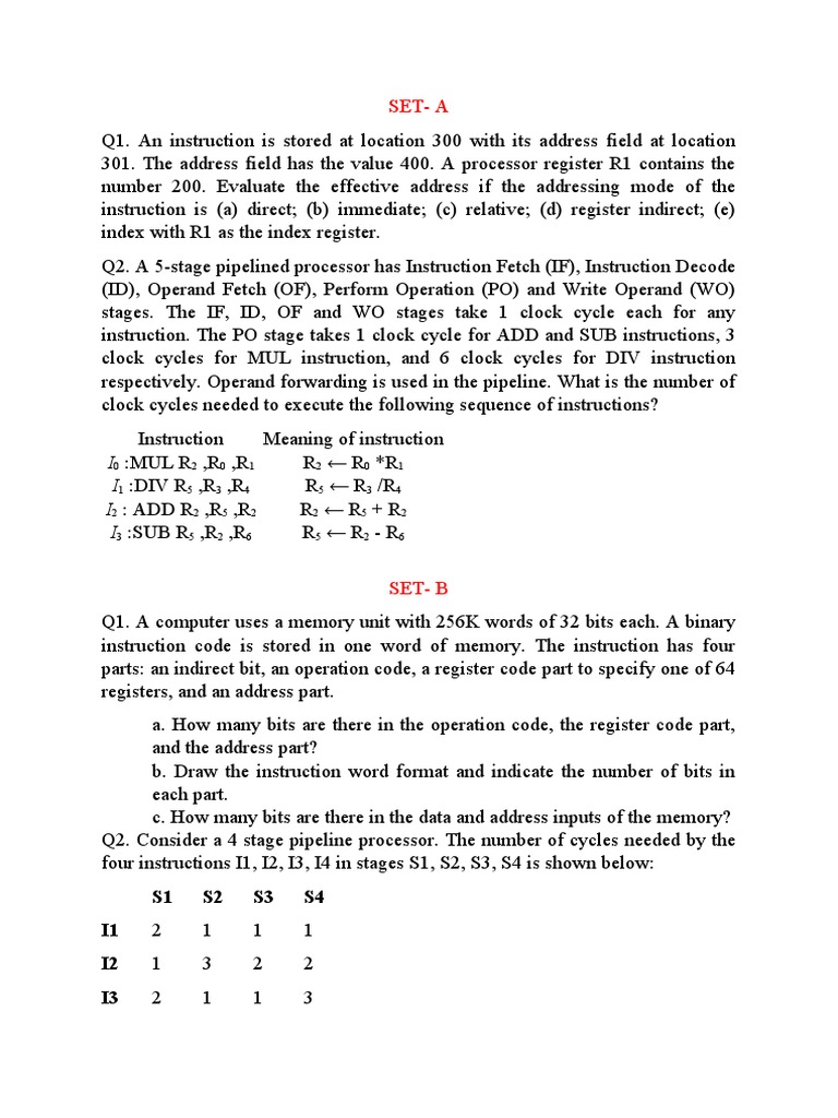 Csit Cog R2 A1 (1 | PDF | Central Processing Unit | Computer Architecture