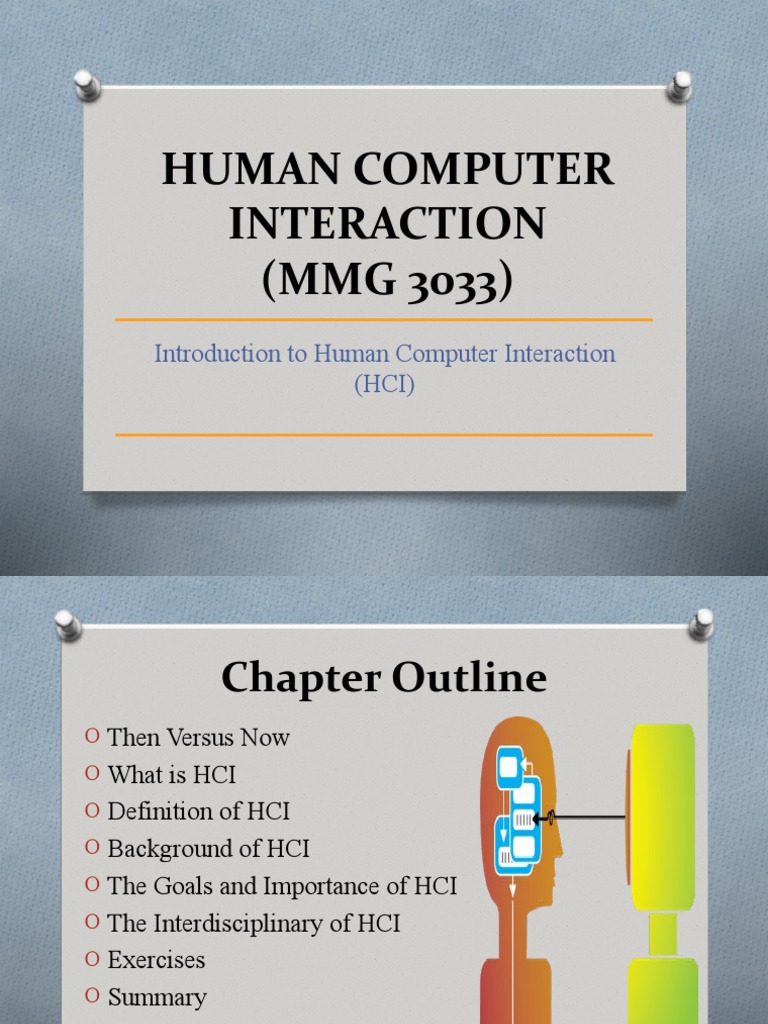 Chapter 1 (Introduction To Hci) | PDF | Human–Computer Interaction ...