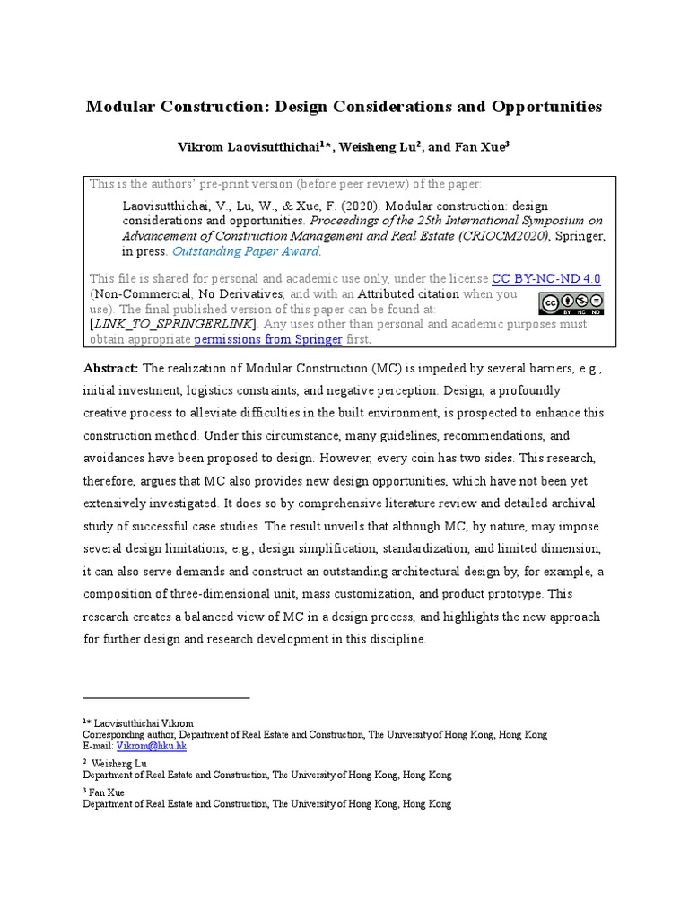 Modular Architecture | PDF | Design | Modularity
