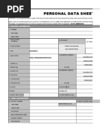 CS Form No. 212 Revised Personal Data Sheet 2 - New | PDF | Social ...
