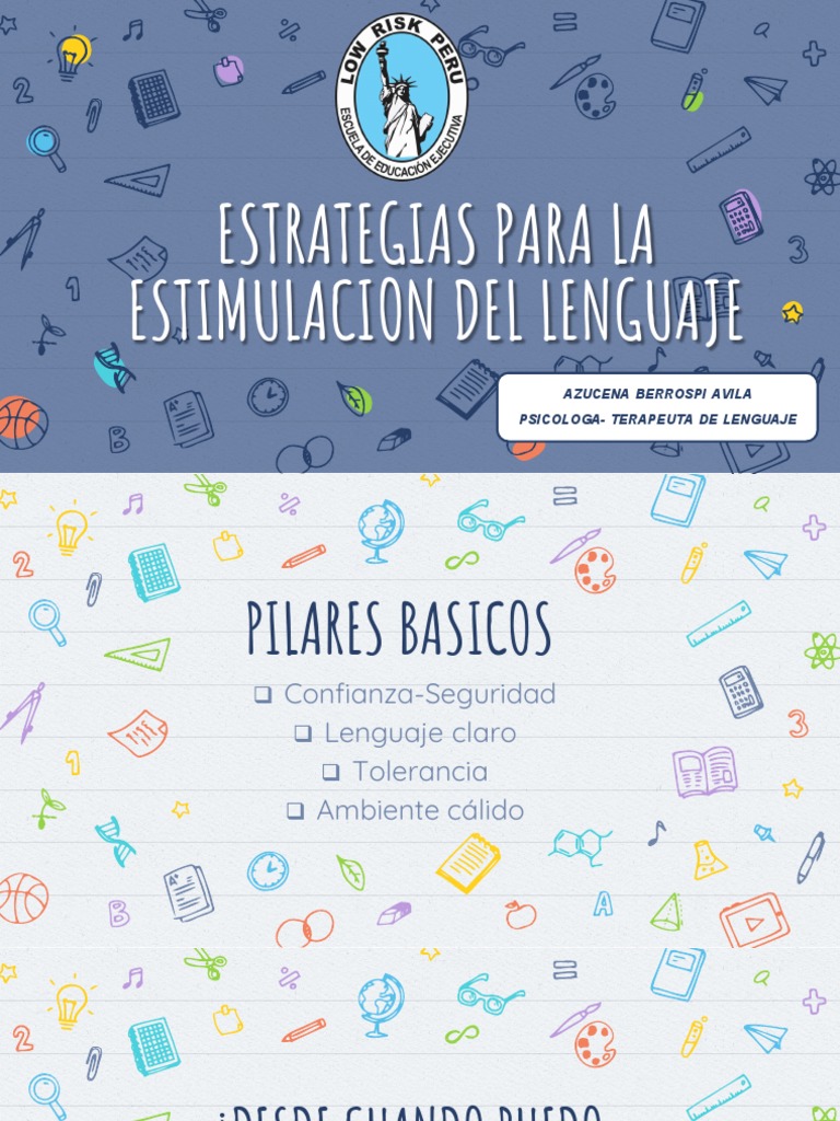 Estrategias para La Estimulación Del Lenguaje | PDF | Concepto ...
