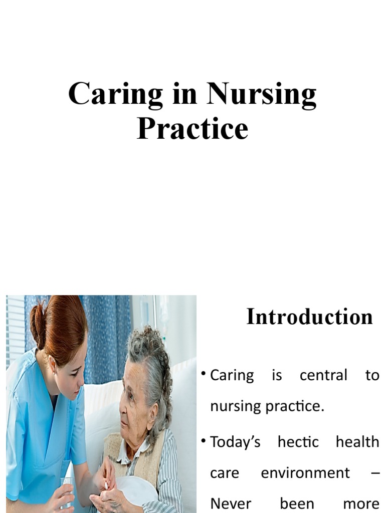 Caring in Nursing: The Heart of the Profession | PDF | Nursing | Patient
