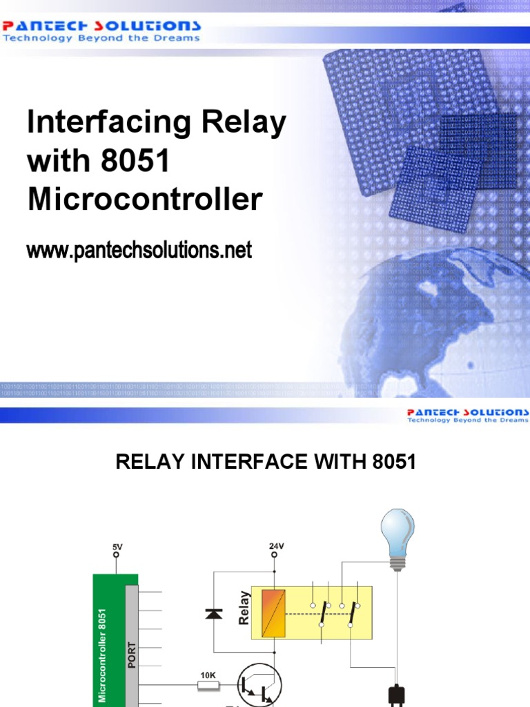 Interfacing Relay With 8051 | PDF