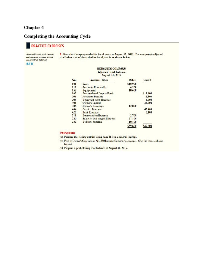 Accounting Cycle: Closing Entries Guide | PDF | Finance & Money Management