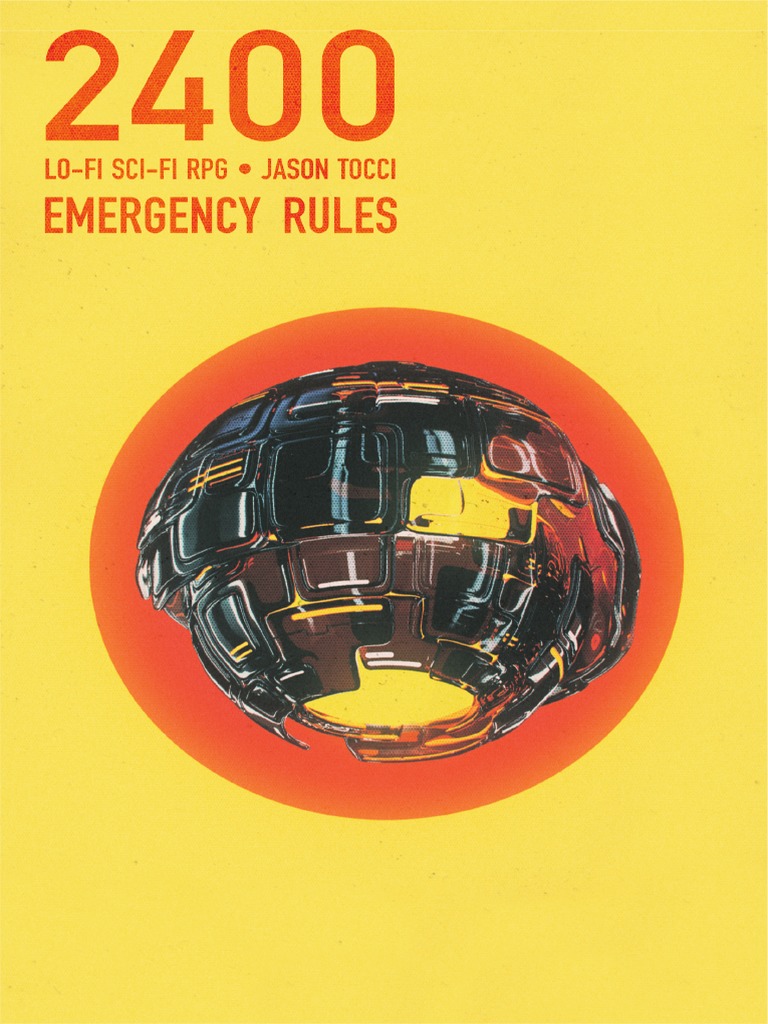 Emergency Rules: Lo-Fi Sci-Fi RPG - Jason Tocci | PDF | Gaming | Role ...