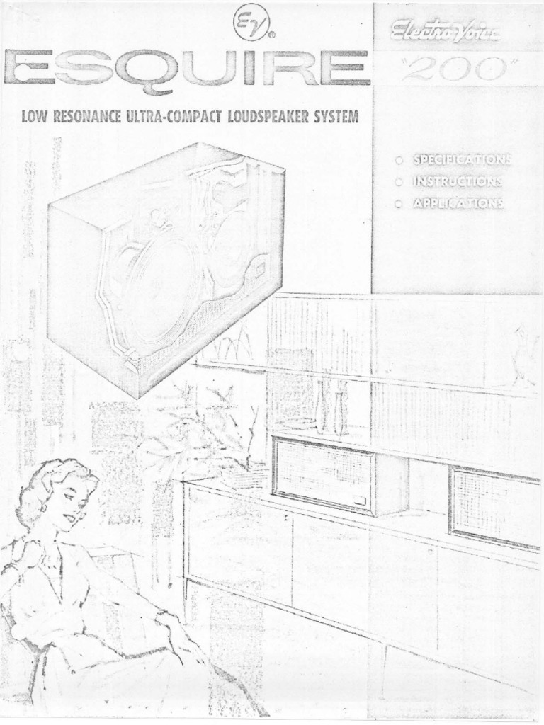 Electro-Voice Esquire-200 SM | PDF