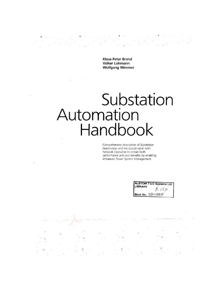 ABB-Substation Automation Handbook | PDF