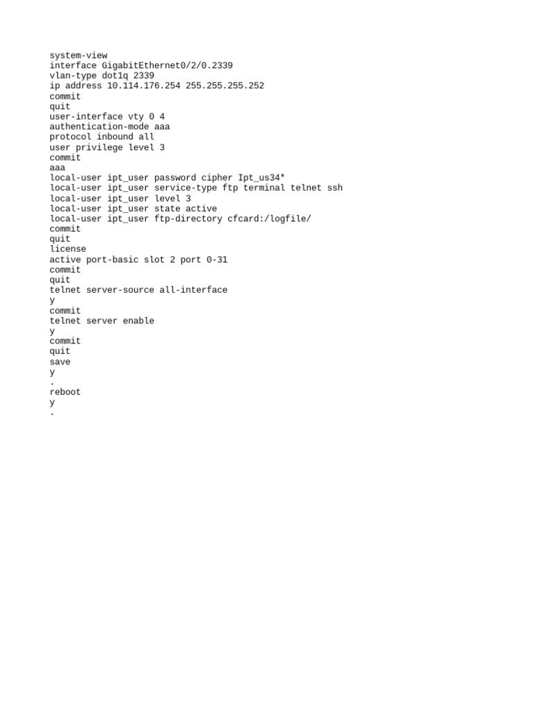 Config Wan Telnet Atn910 Hu00131 C - Vista - Alegre - Hu05 | PDF | Business | Computers