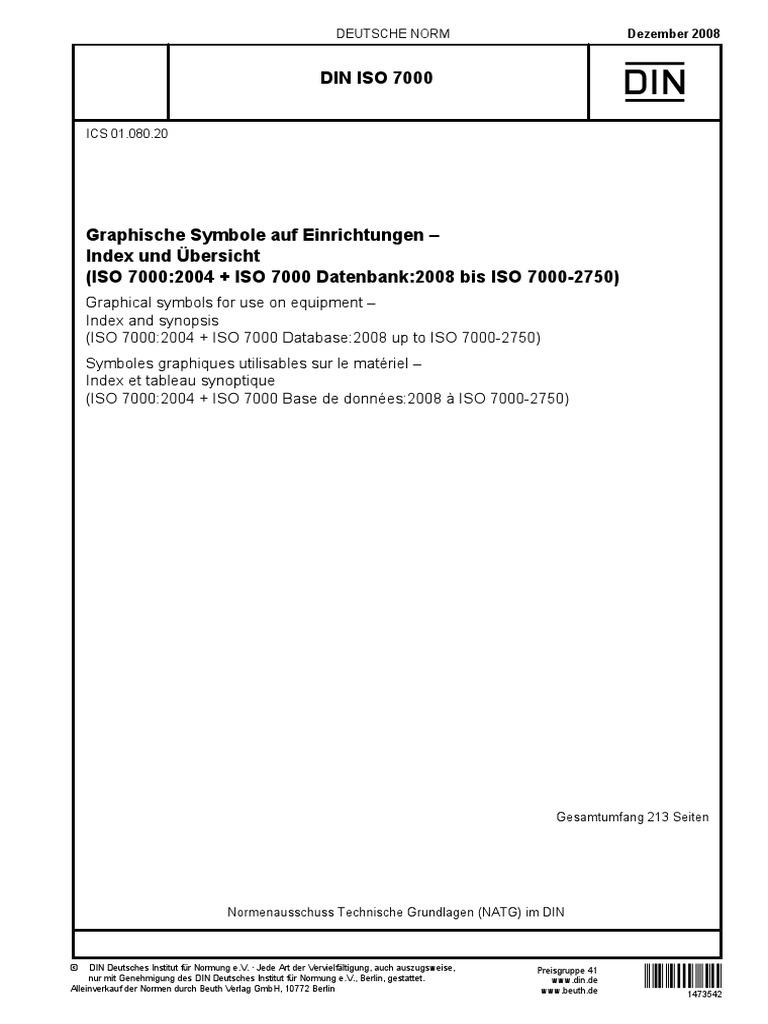 Din Iso 7000 | PDF