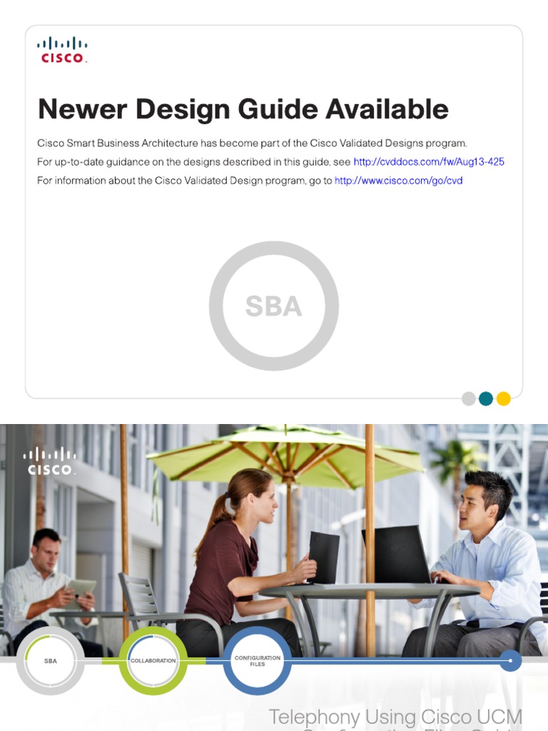 Cisco SBA COL TelephonyUsingCiscoUCMConfigurationFilesGuide-Feb2013 ...