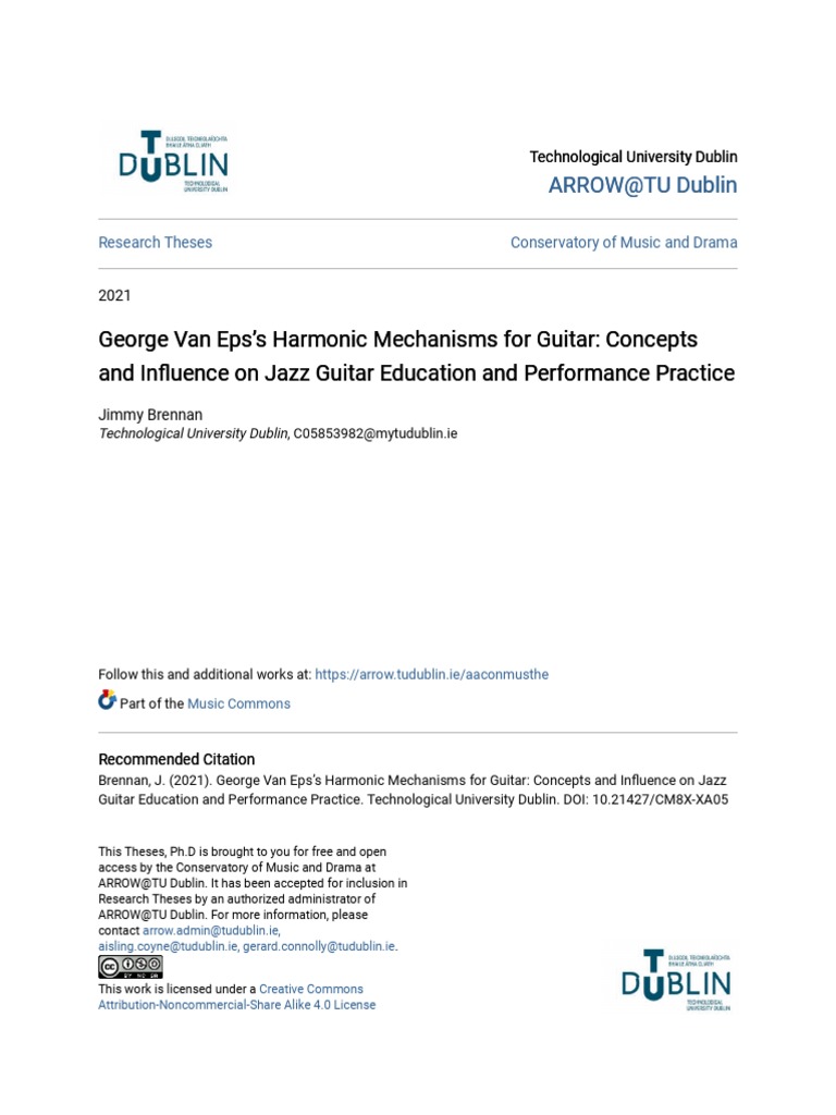 Van Eps - S Harmonic Mechanisms For Guitar - Concepts and Inf | PDF ...