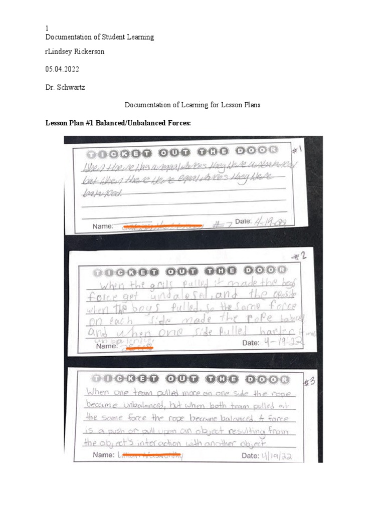 Documentation of Learning | PDF