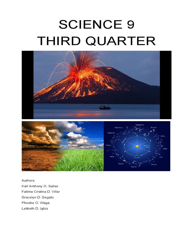 Grade 9 Science: Volcanoes Module | PDF | Volcano | Types Of Volcanic ...