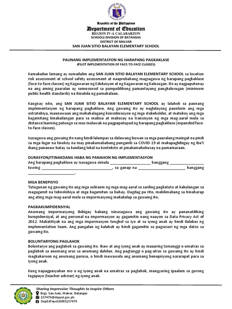 Parental Consent and Waiver Form | PDF