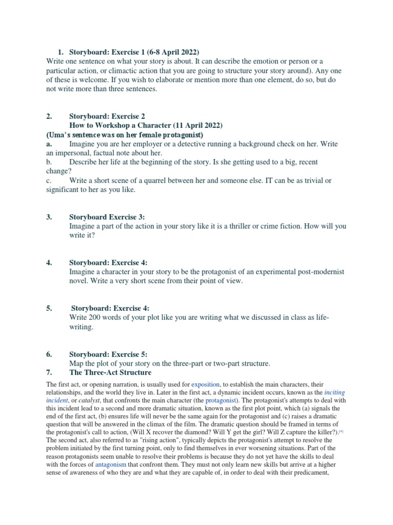 Inciting Incident: Exposition Protagonist | PDF