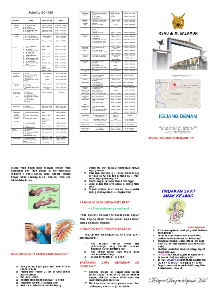 Leaflet kEJANG dEMAM | PDF