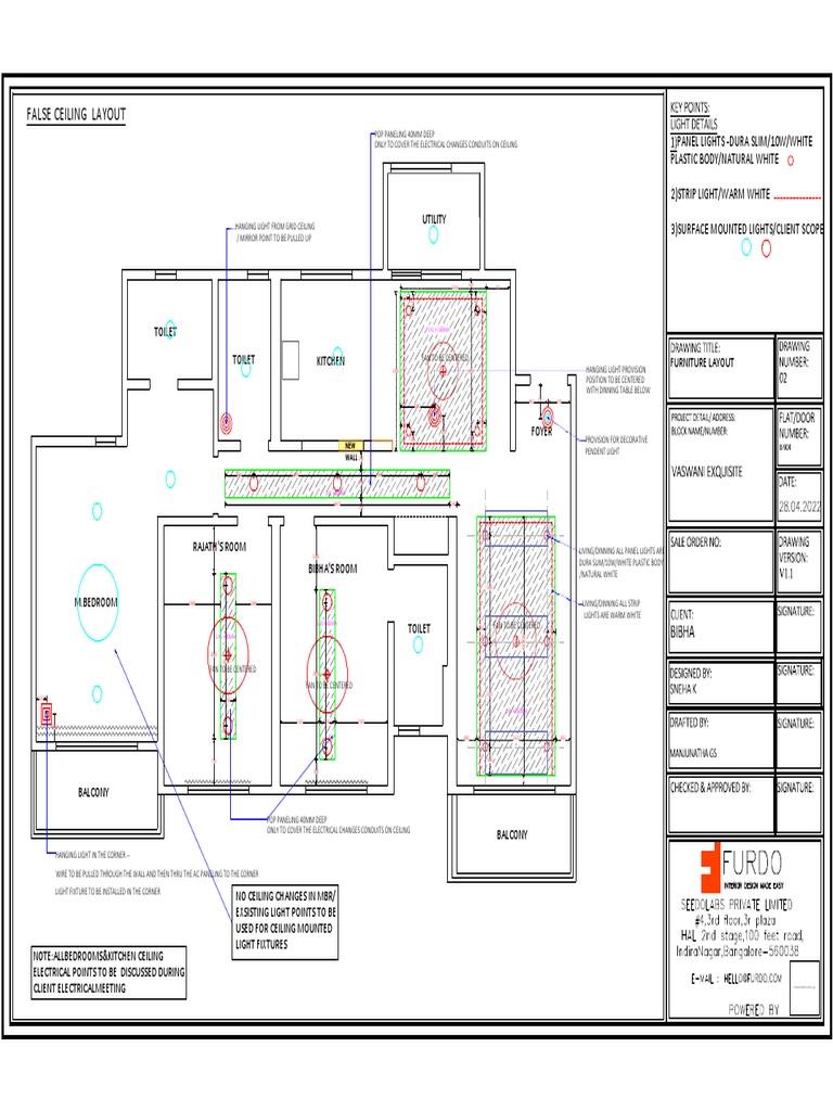 02.false Ceiling Layout | PDF | Architectural Design | Architecture