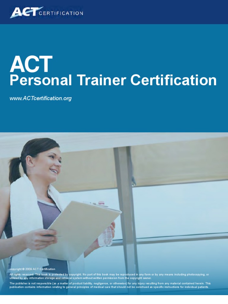 ACT Personal Trainer Certification Textbook v1 2 | PDF | Determinants ...