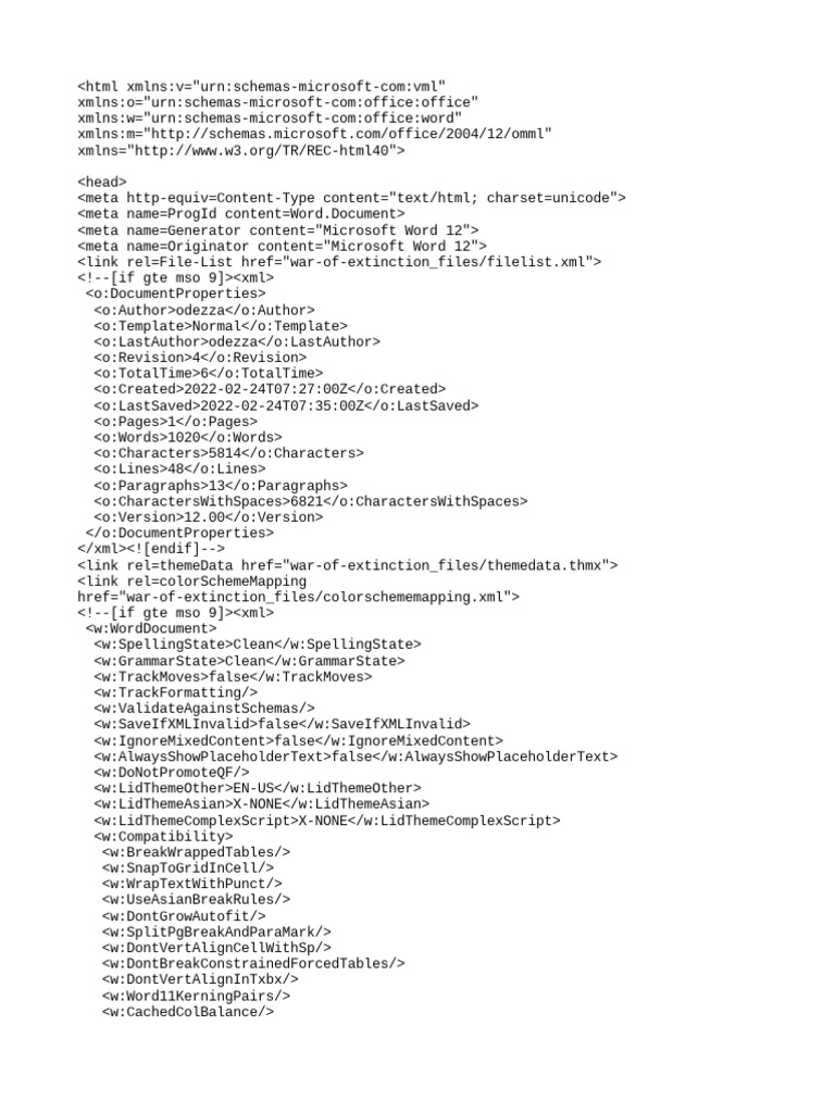 War of Extinction | PDF